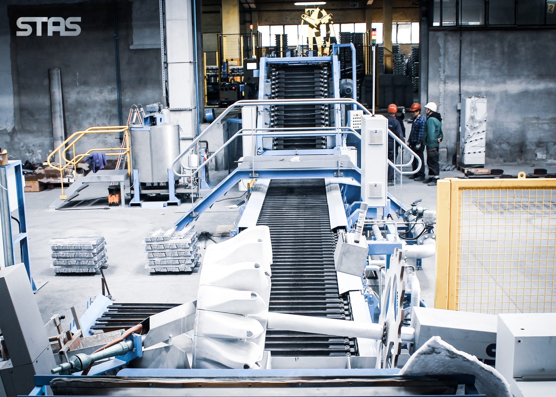 First STAS-made Ingot Casting and Stacking (ICS) machine recently ...